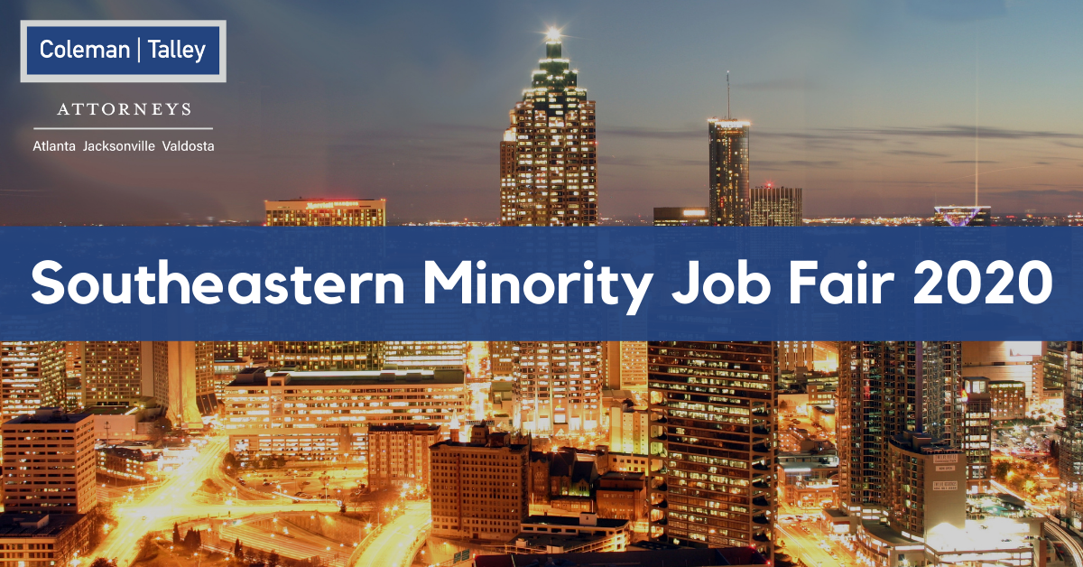 Coleman Talley Participates in 2020 Southeastern Minority Job Fair