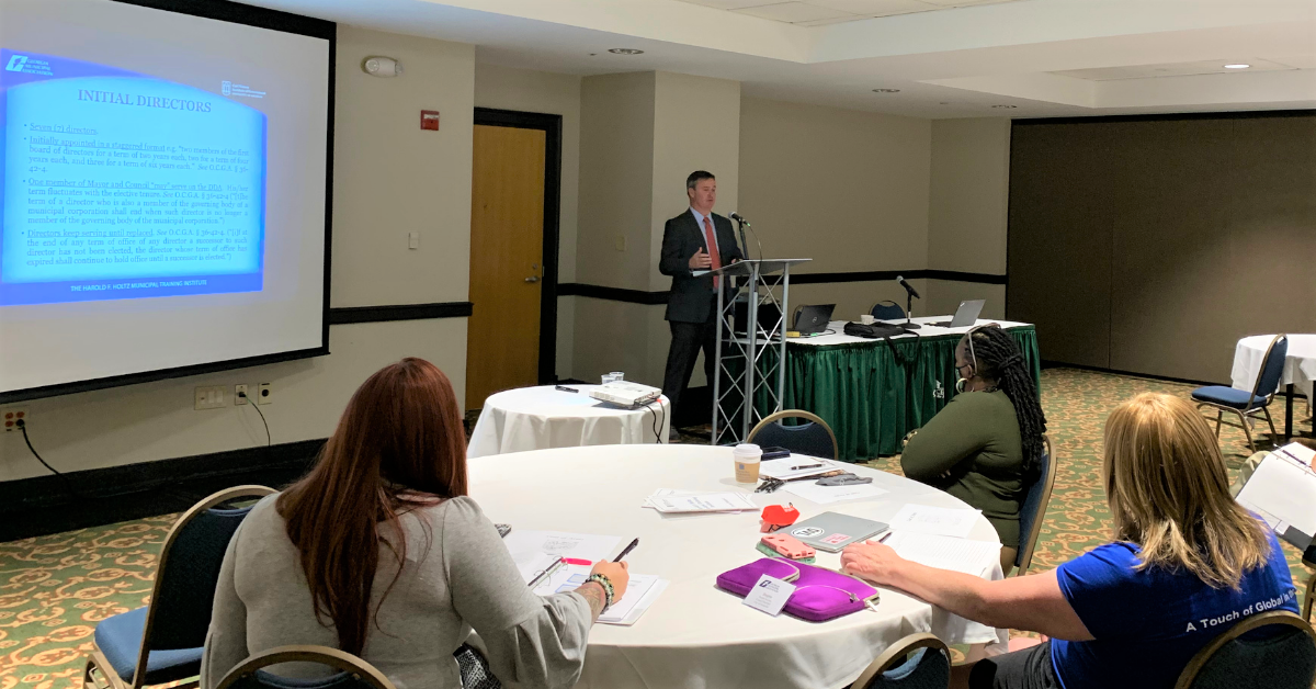 Partner Tim Tanner Teaches About Downtown Development Authorities at ...